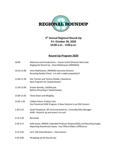 2020 Regional Round-Up Presentations | Association of Regional Waste ...